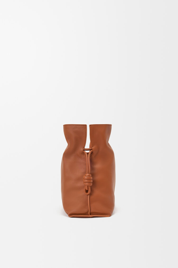 Large Flamenco Clutch In Nappa Calfskin Squirrel - LOEWE